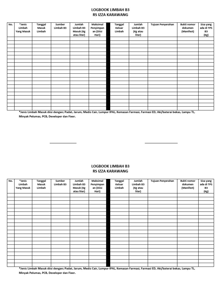 Contoh Logbook | PDF