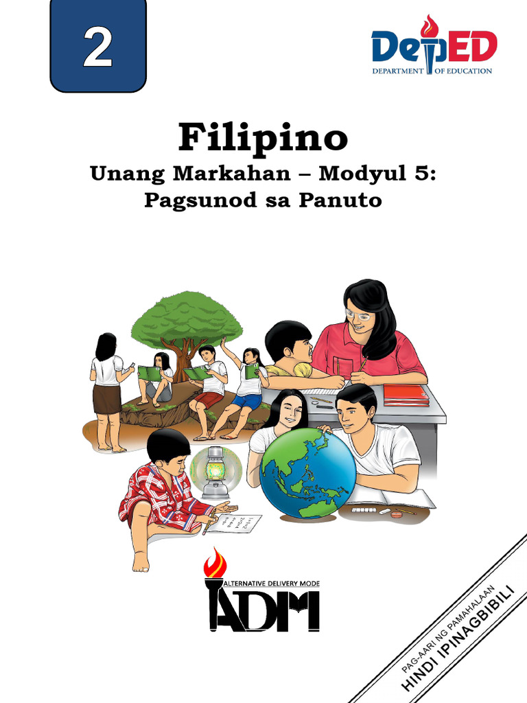 Filipino2 Q1 Mod5 Pagsunod-sa-Panuto FINAL07282020 | PDF