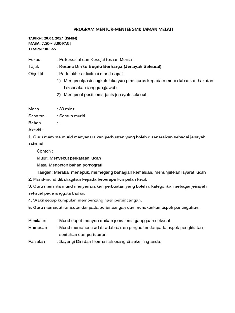 Program Mentor | PDF