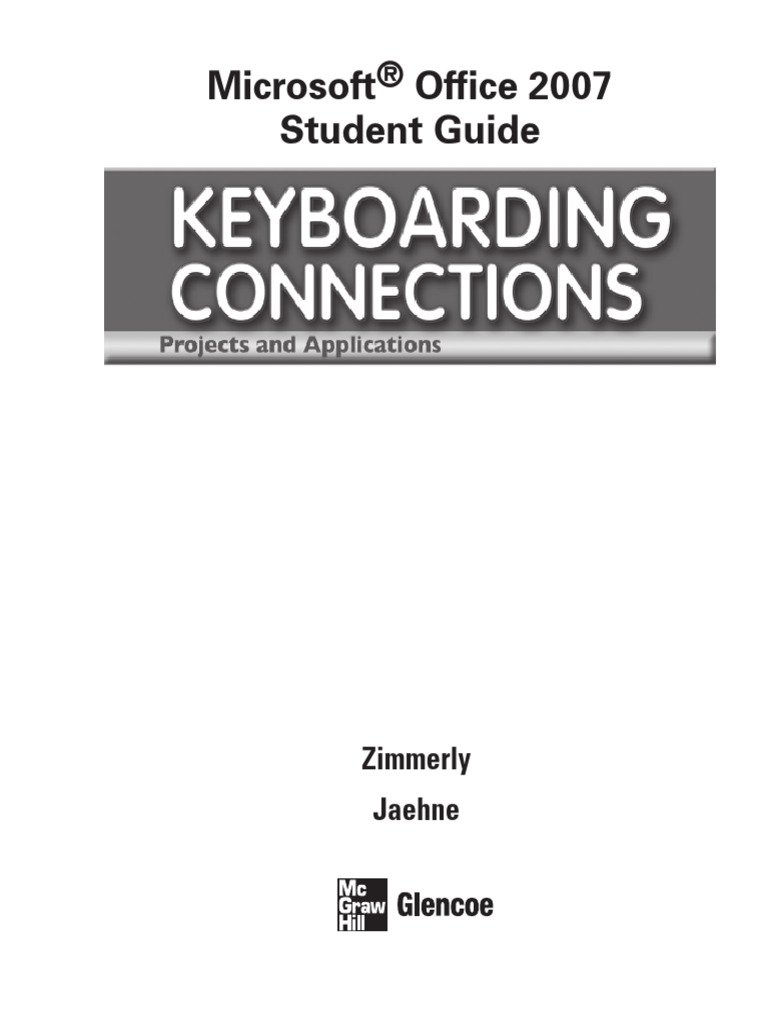 Microsoft Office 2007 Professional Edition Student Guide | PDF