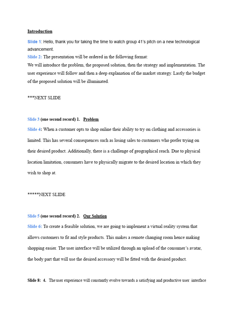 250 Final Speaker Notes | PDF
