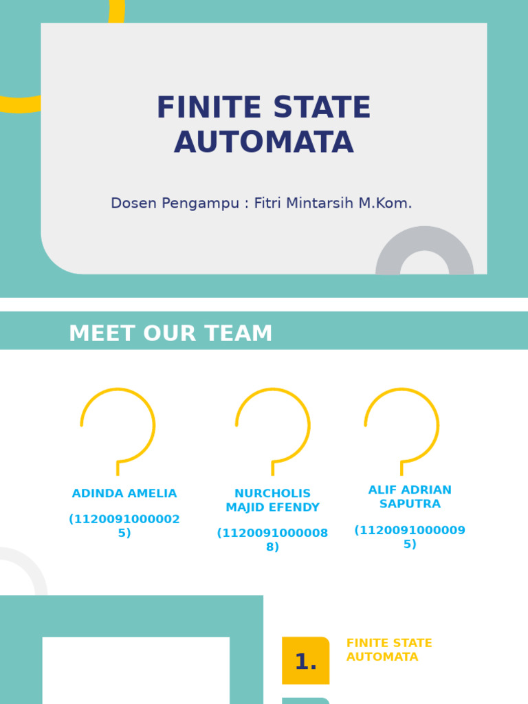 3 - Finite State Automata | PDF
