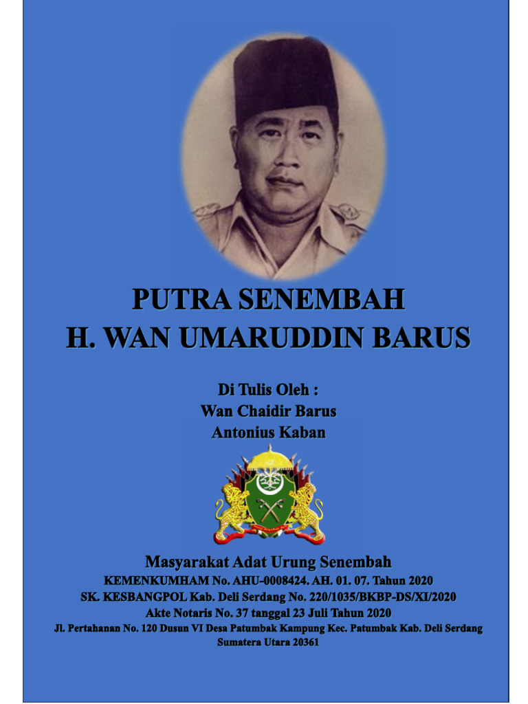 H. Wan Umaruddin Barus - Putra Senembah | PDF