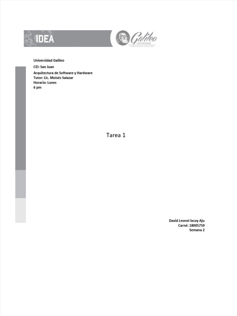 Tarea1 18005759 | PDF