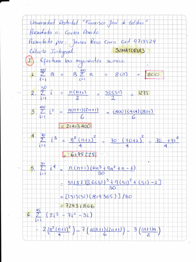 Sumas de Riemann | PDF