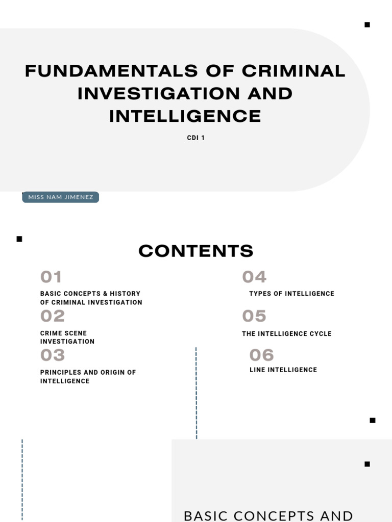 Criminal Investigation Fundamentals Guide | PDF | Forensic Science ...