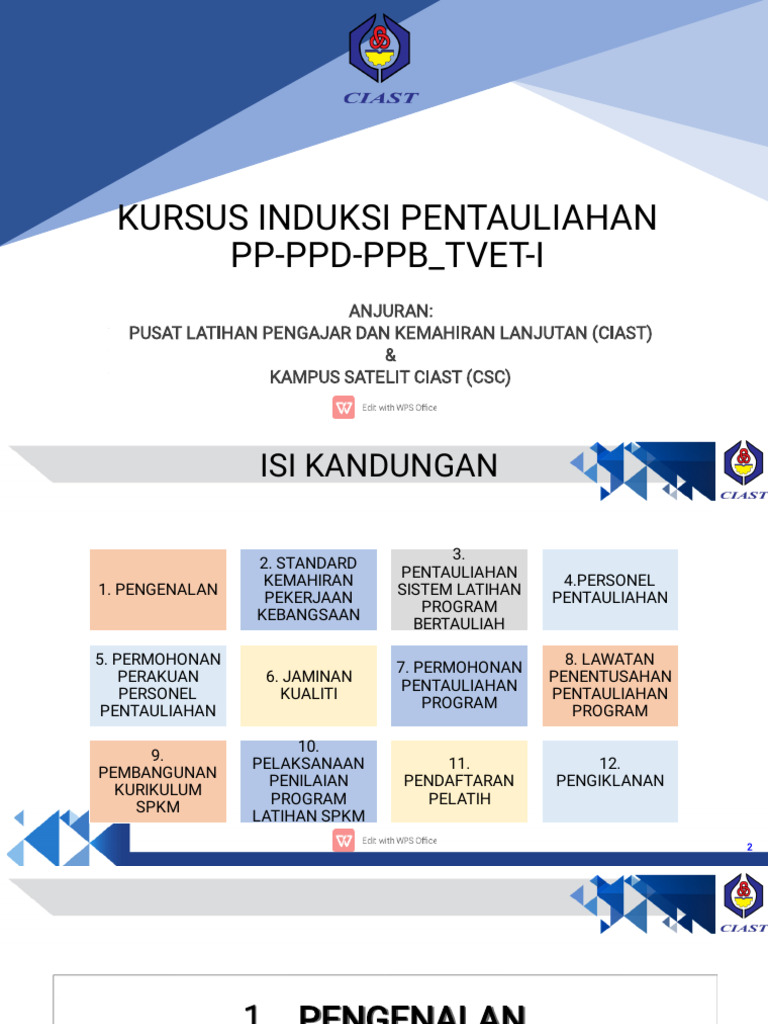 Kursus Induksi Pentauliahan PP-PPD-PPB - TVETi SPD 2024 | PDF