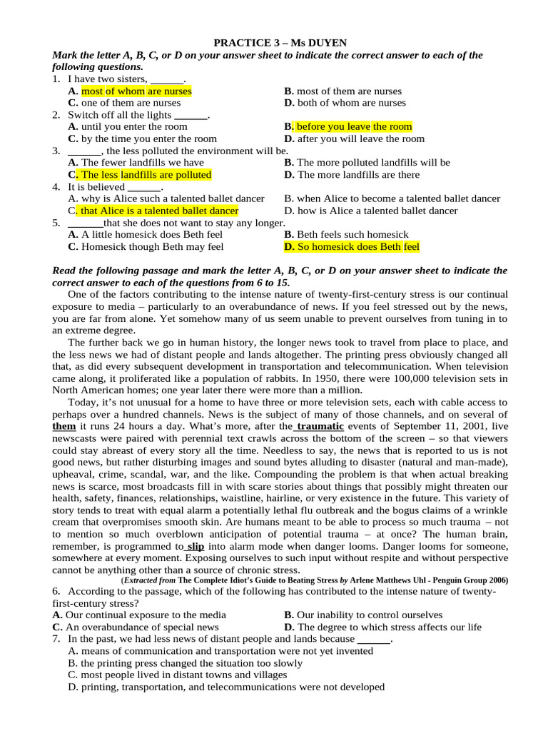 PRACTICE 3 - C12-Đã Nén | PDF