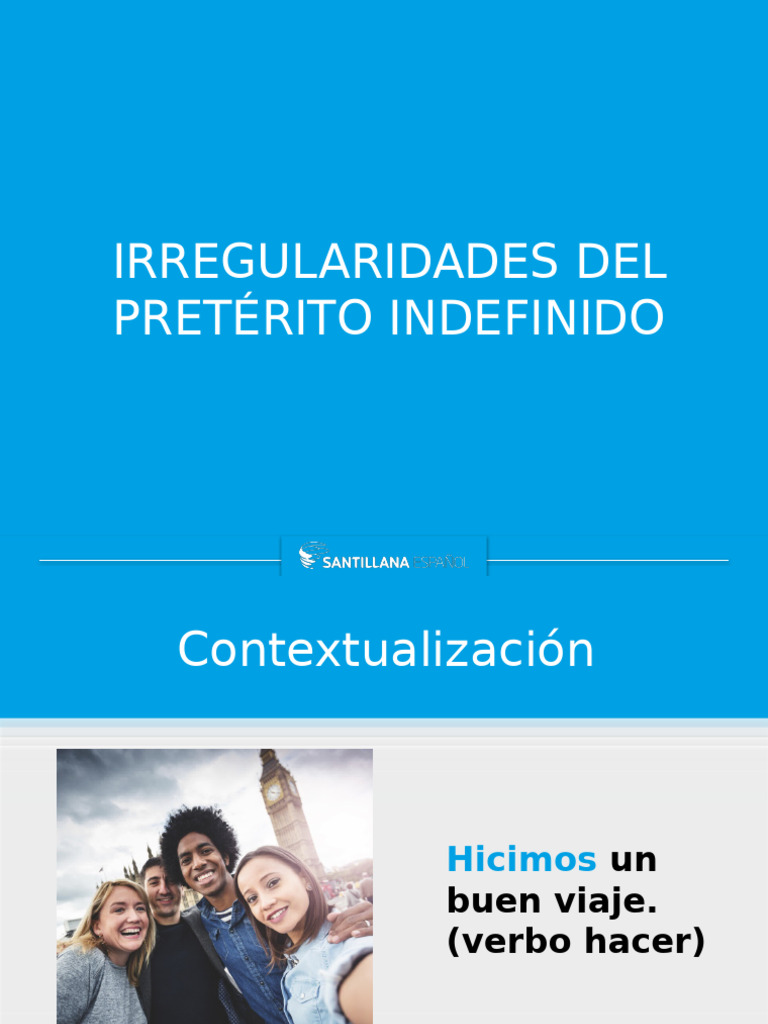 PreteritoIndefinido Irregularidades | PDF