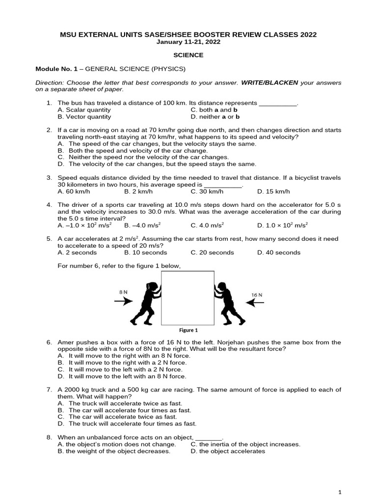 Module 1 General Science Monariza | PDF