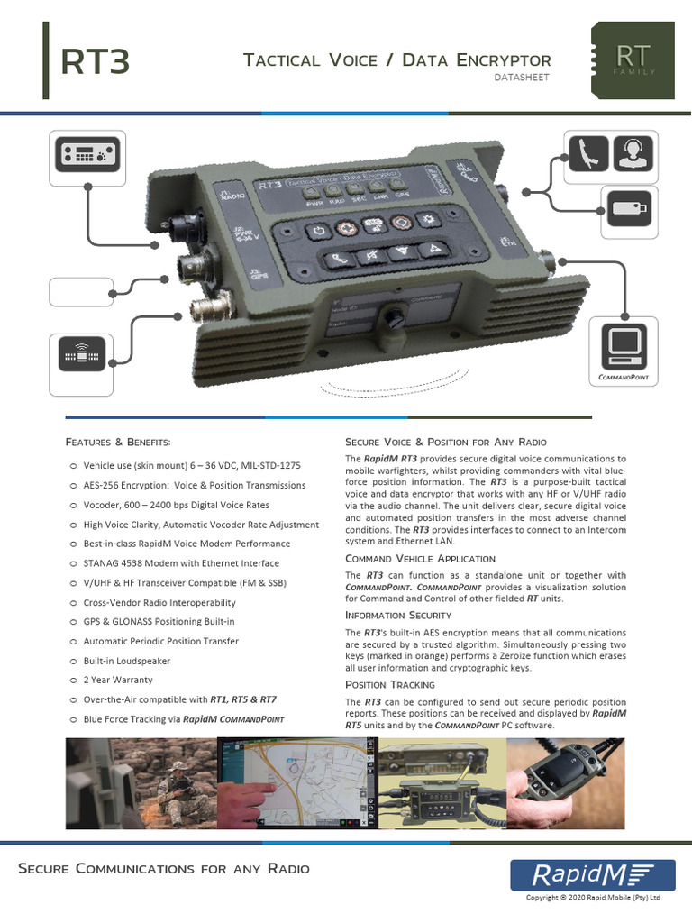 Encrip Voice & Data RT3 - EN | PDF