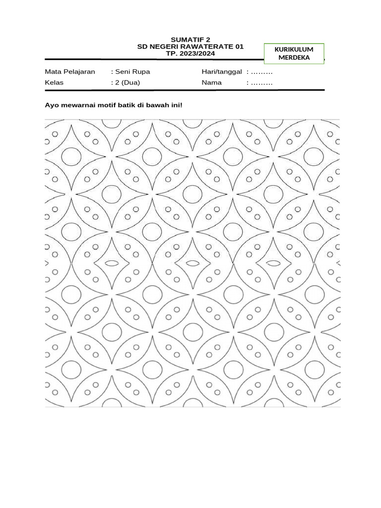 Uh Bab 2 Seni Rupa Oke | PDF