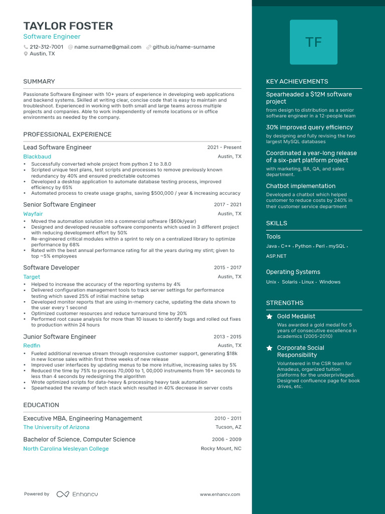 Taylor Foster Resume | PDF