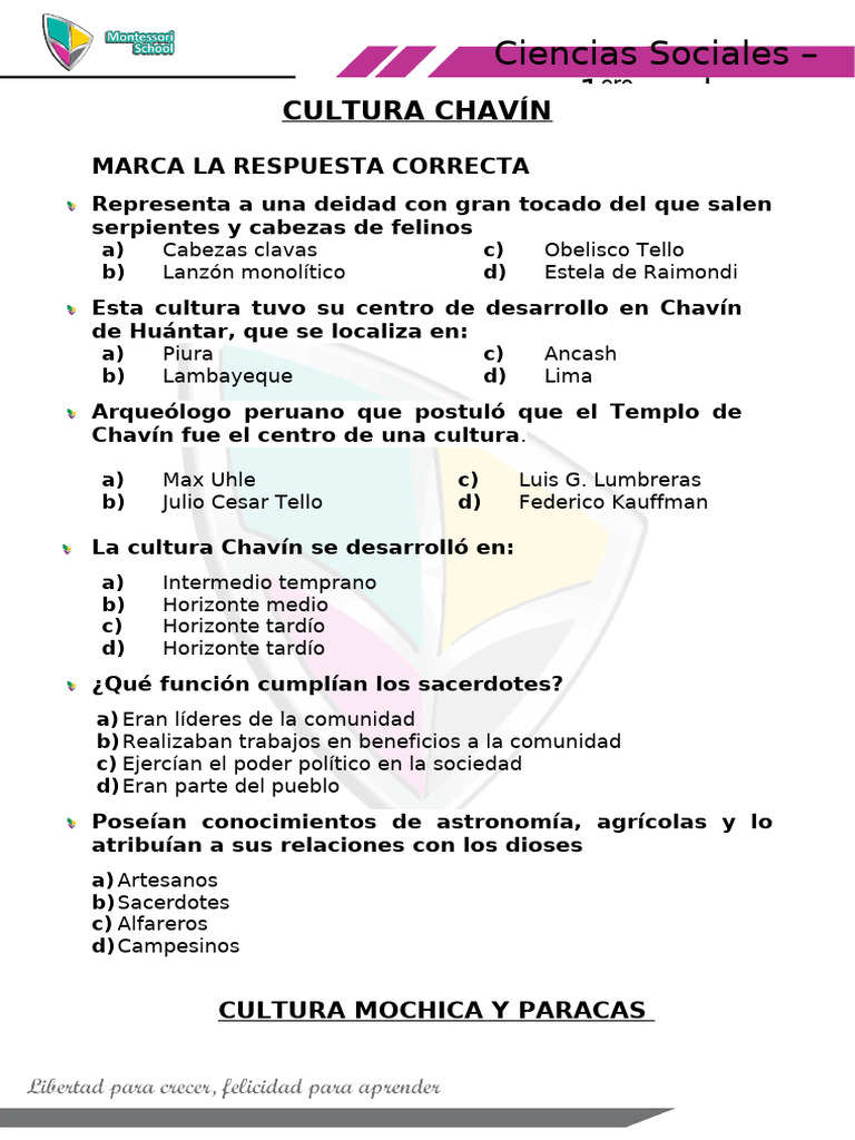 5to de Sec. CIENCIAS SOCIALES | PDF