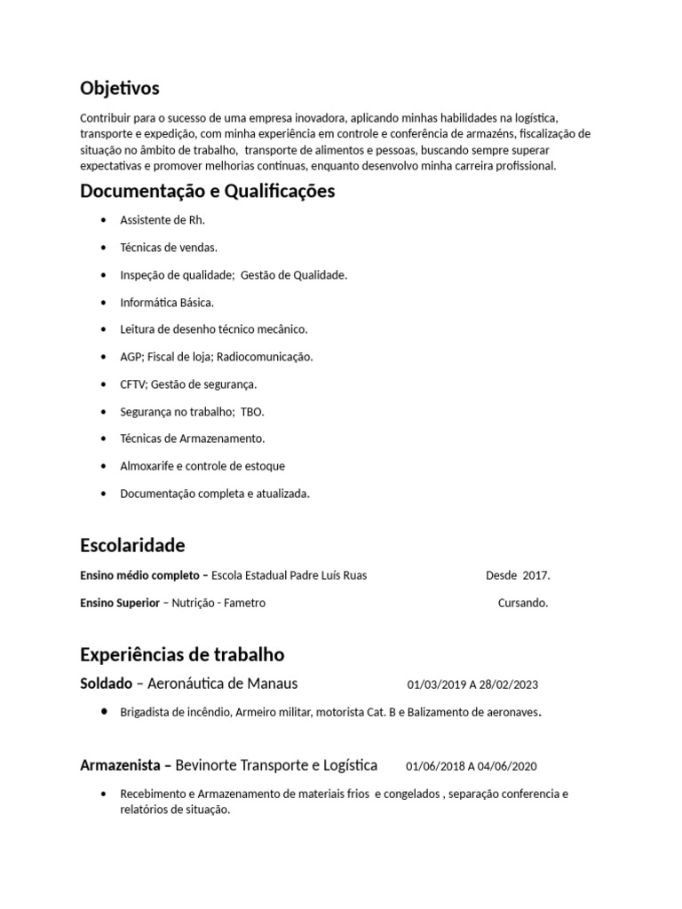 Thiago Curriculo | PDF