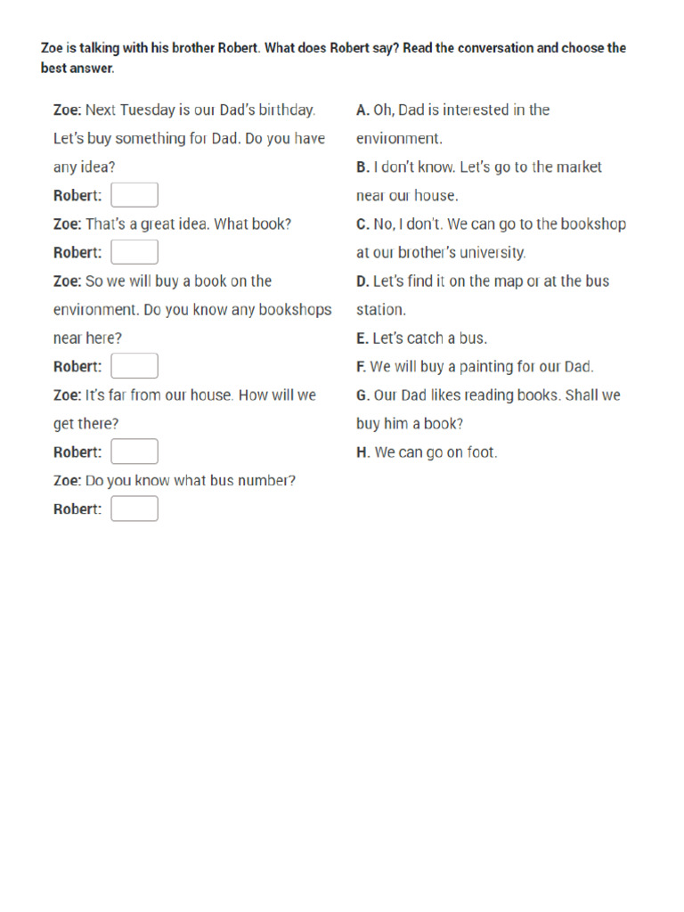 Flyers - Reading and Writing Part 2 | PDF