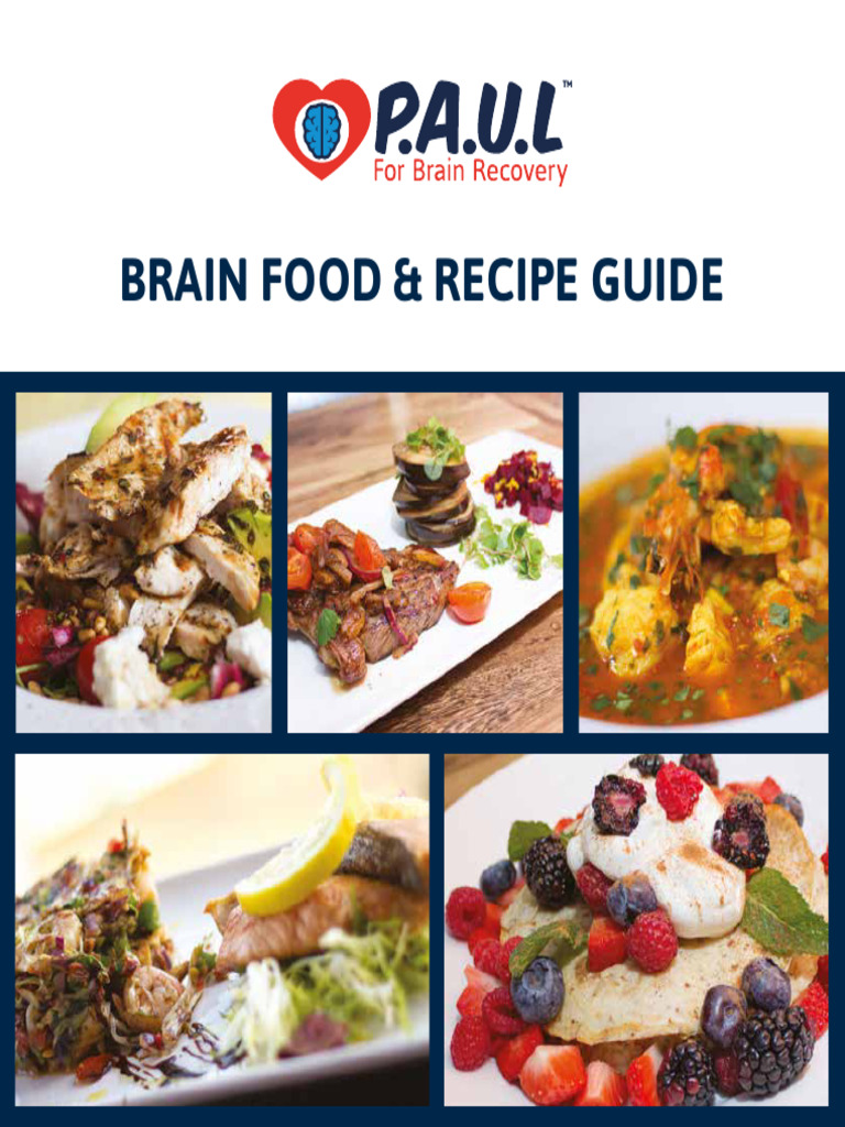 P.A.U.L For Brain Recovery Recipe-Book | PDF
