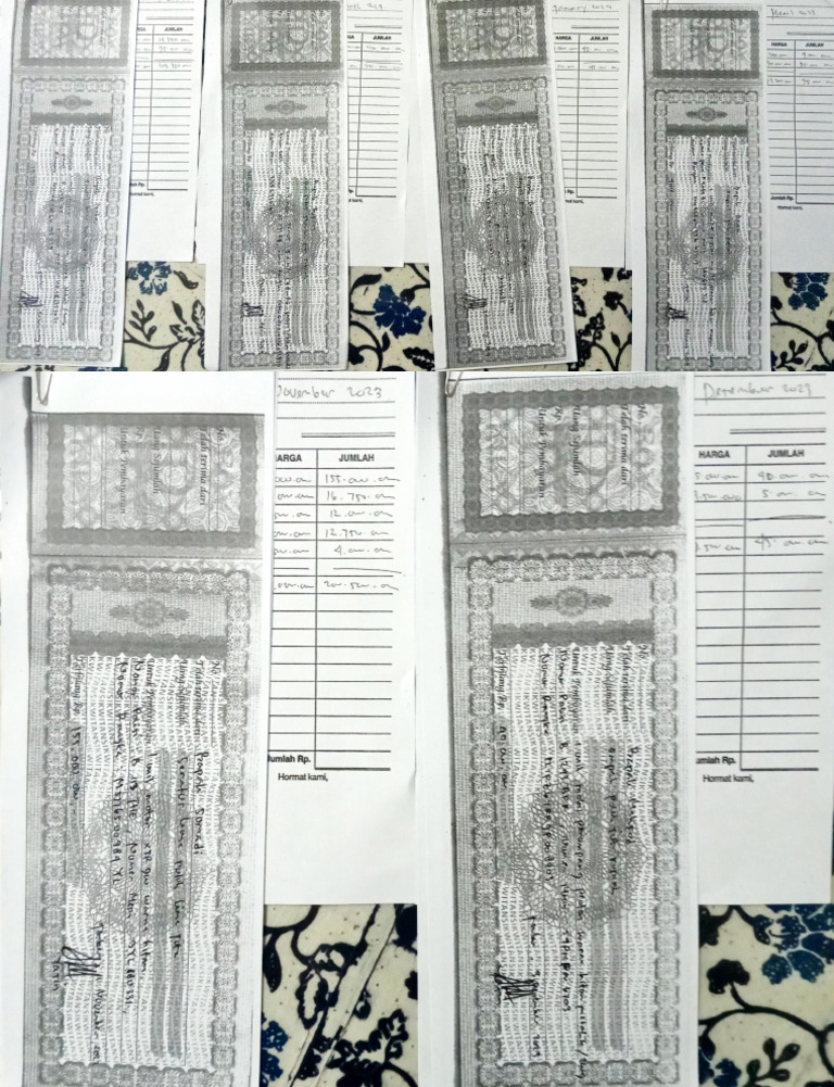 Nota Penjualan Freelance Jual Beli Motor Mobil | PDF