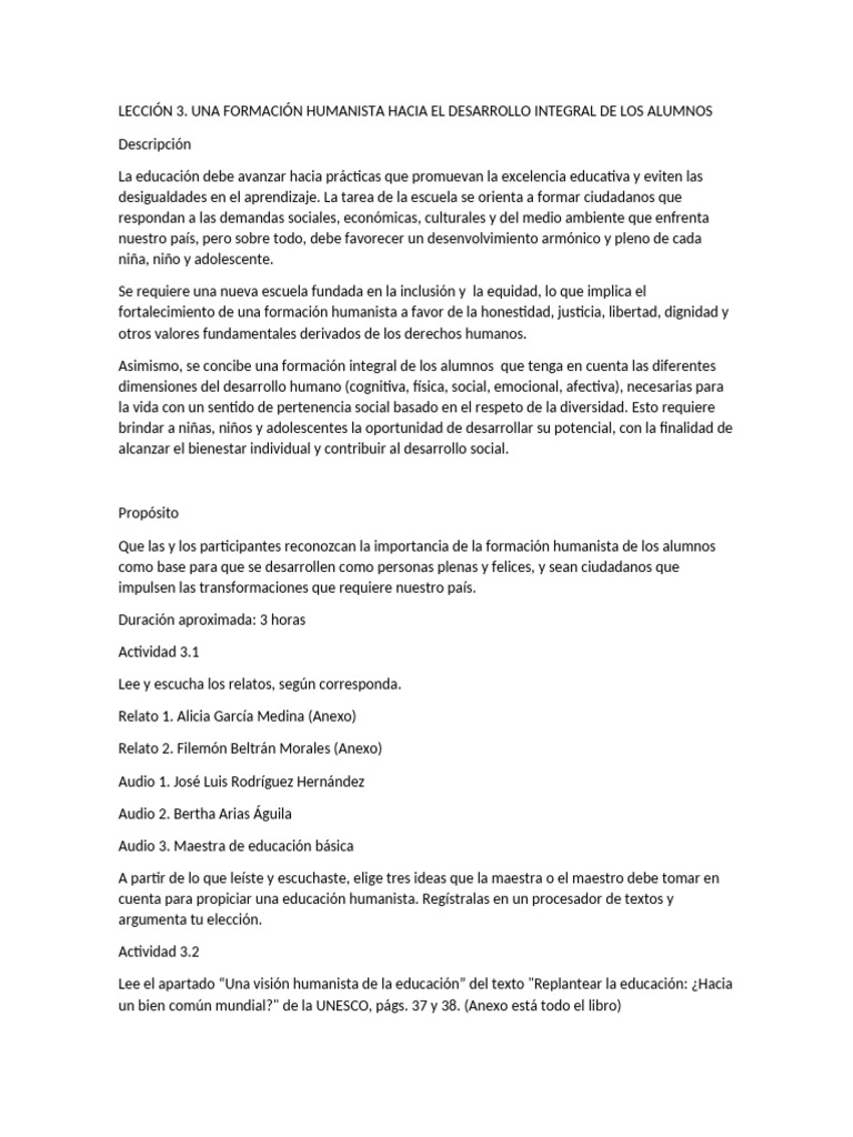 Lección 3 | PDF