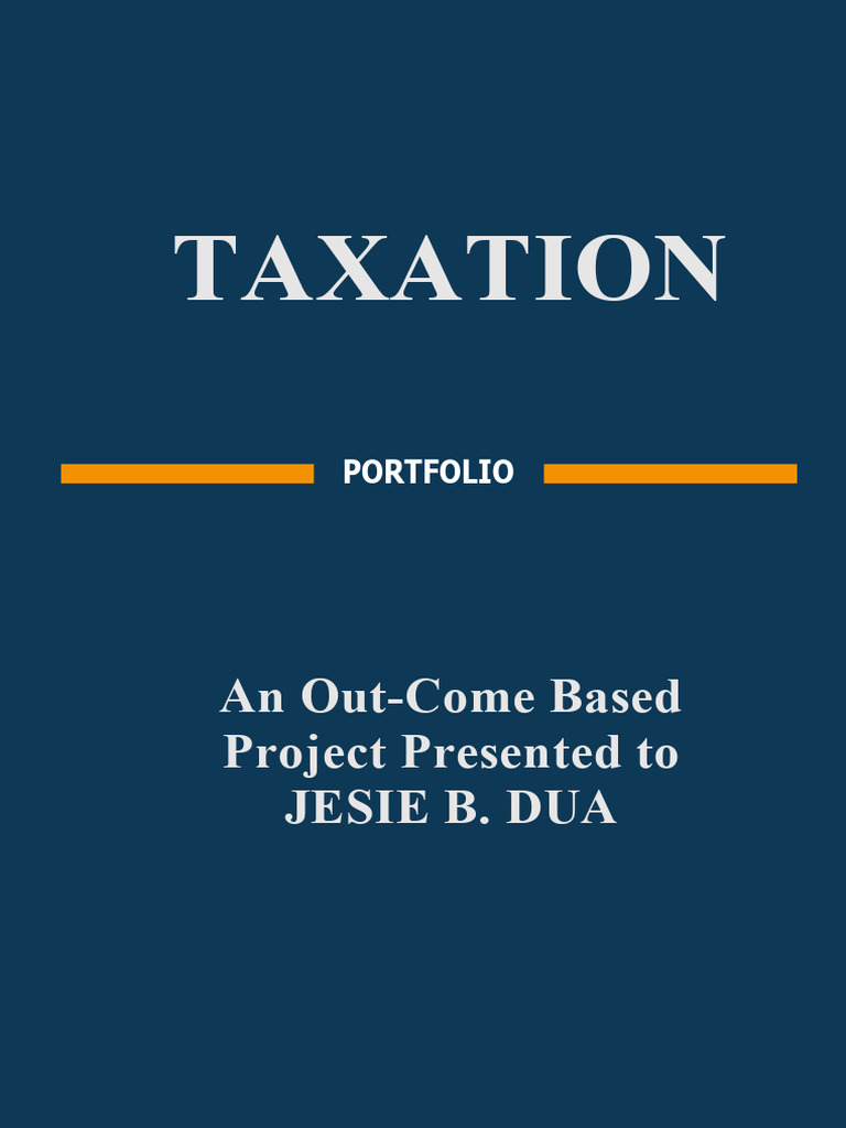 Format For Portfolio Pdf