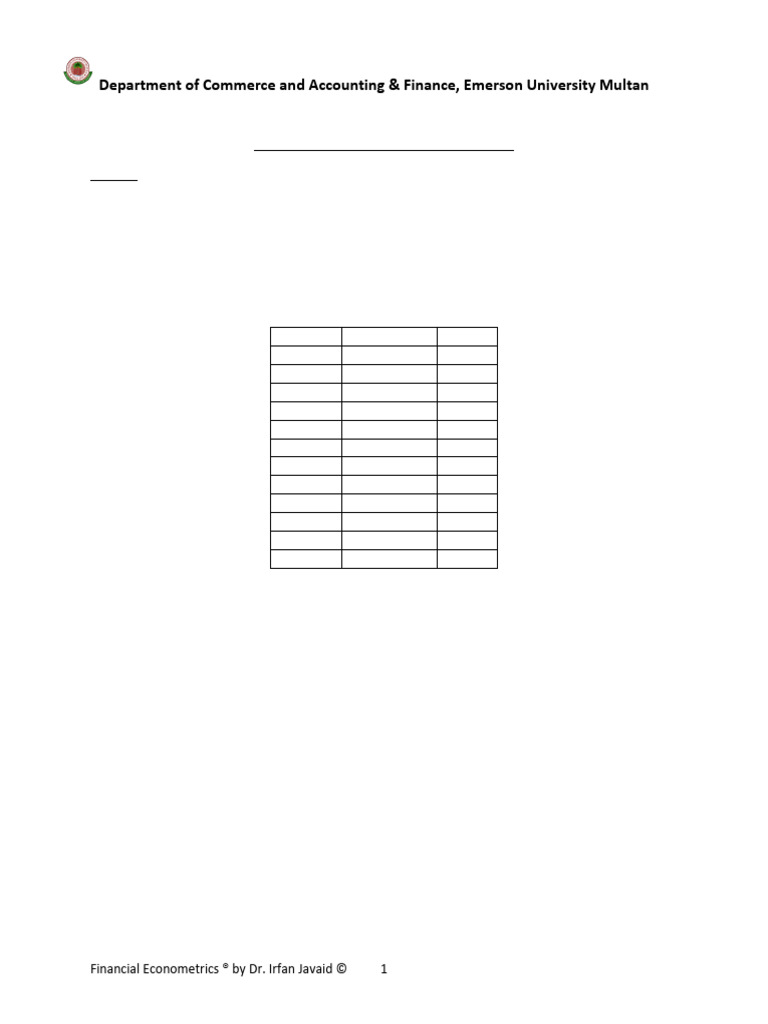 EViews and Regression Analysis | PDF | Regression Analysis | Errors And Residuals