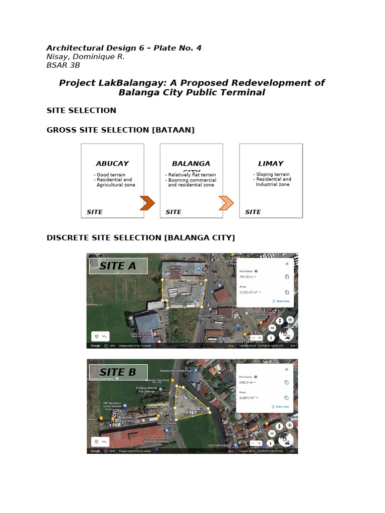 Site Selection | PDF