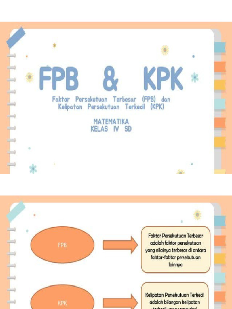 KPK Dan FPB | PDF