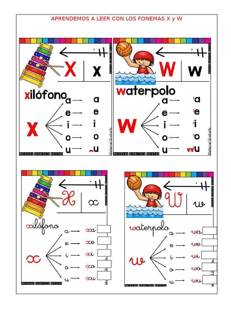 xa, xe, xi, xo, xu | PDF