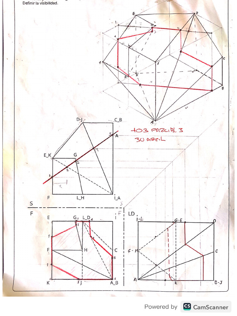 Intersección Plano Poliedro | PDF