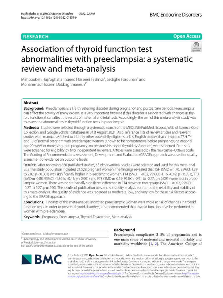 Pe Thyroid Functions Abnormalities - 240628 - 125407 | PDF