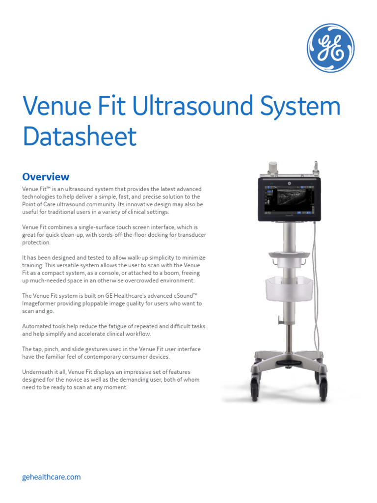 Venue Fit Data Sheet | PDF
