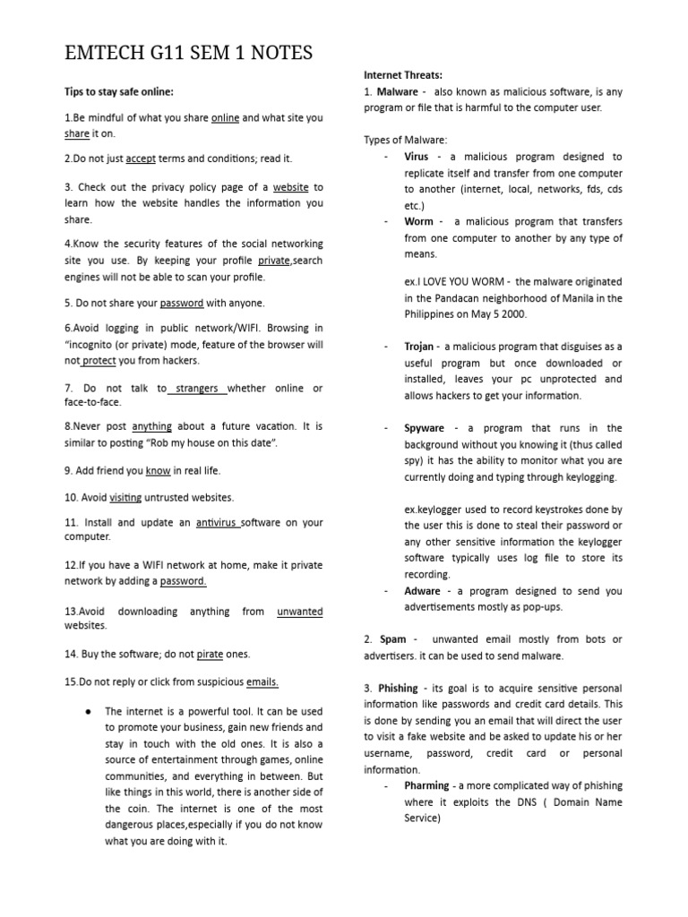 Emtech Google Docs | PDF