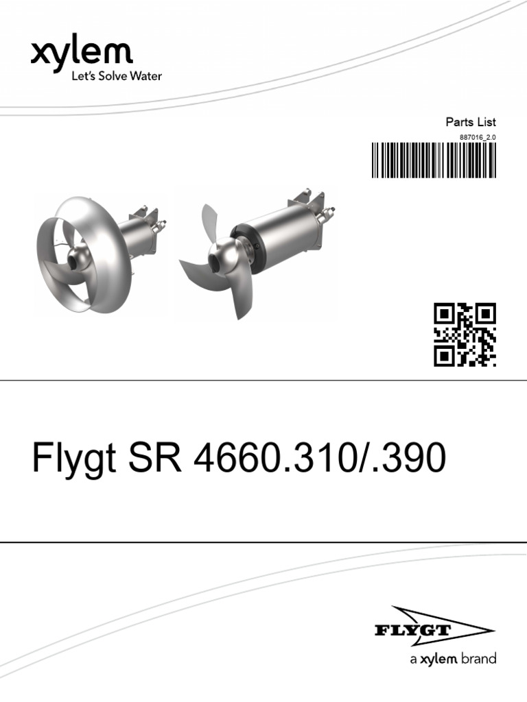 Flygt 4660 Partlist | PDF