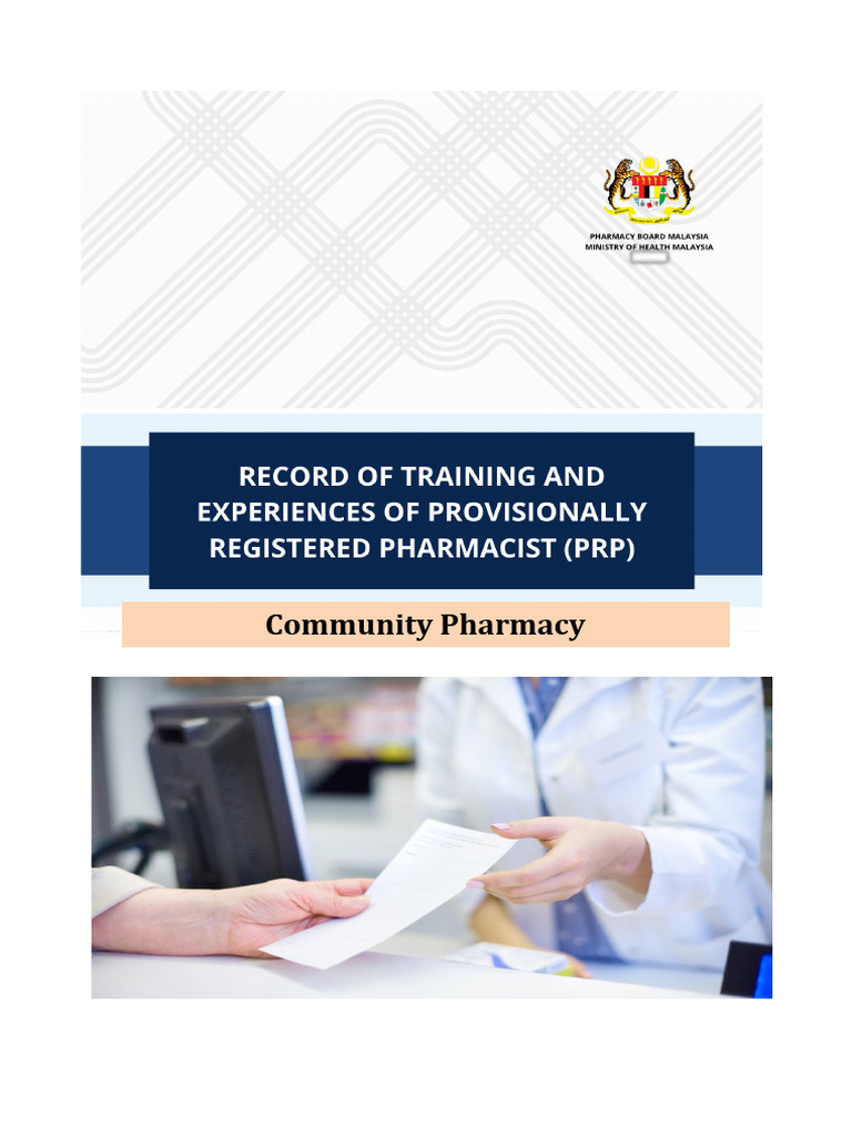 Community Pharmacy Log Book 2023 | PDF