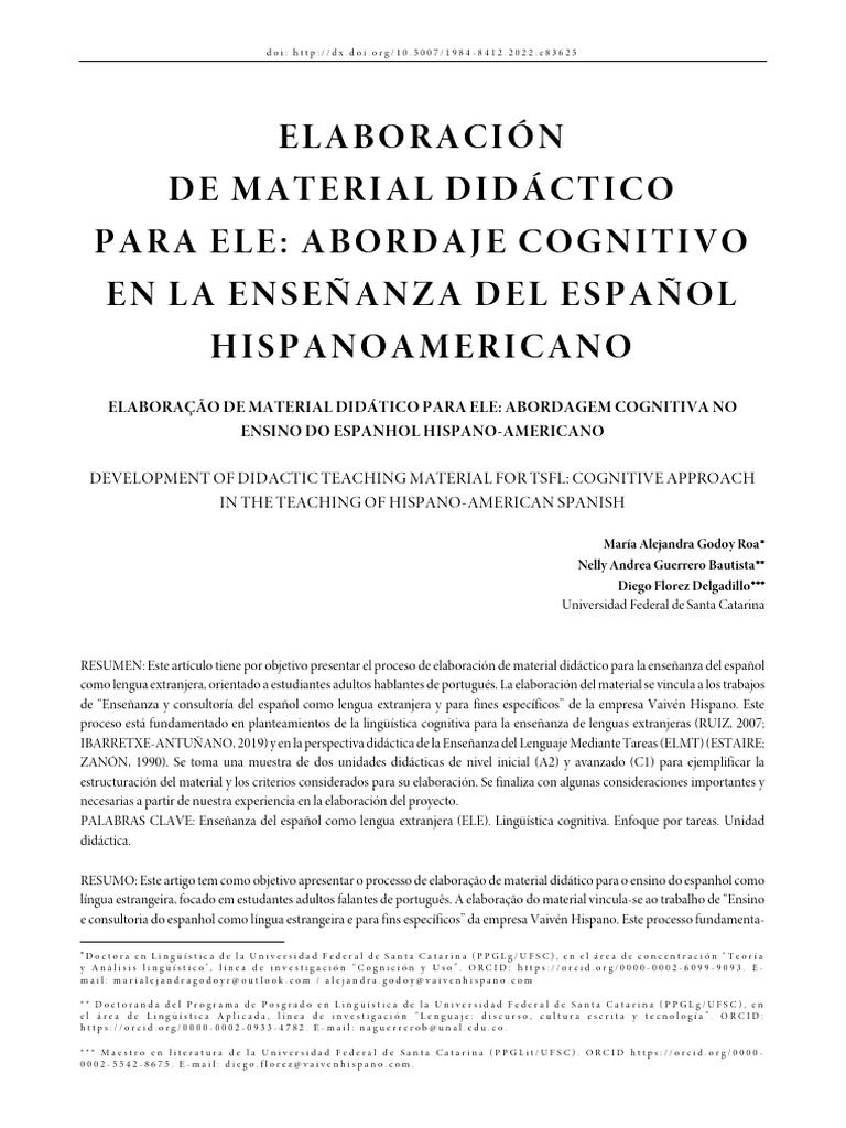 Elaboracion de Material Didactico Para ELE Abordaj(1) | PDF