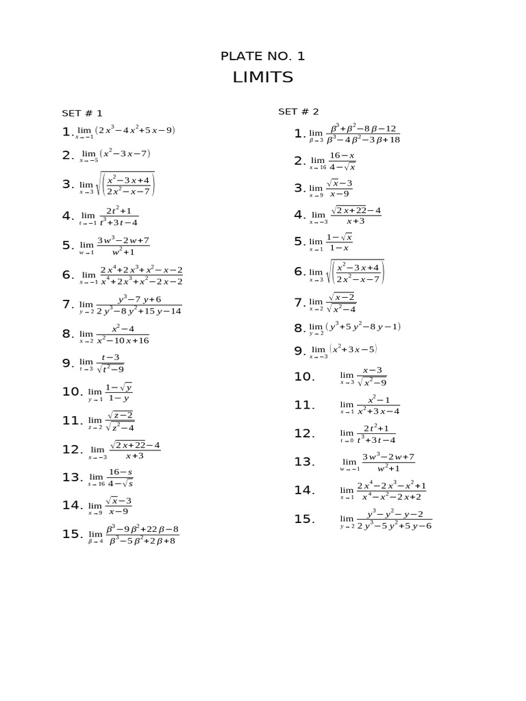 Plates Q1 | PDF