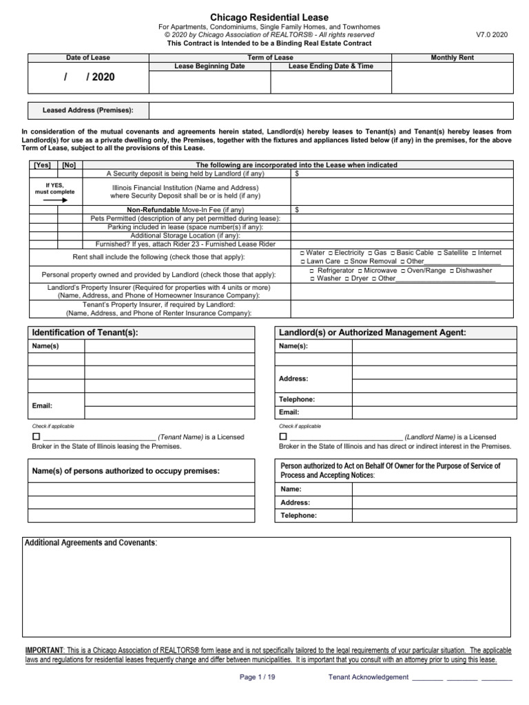 Ogden Commons Lease Packet | PDF