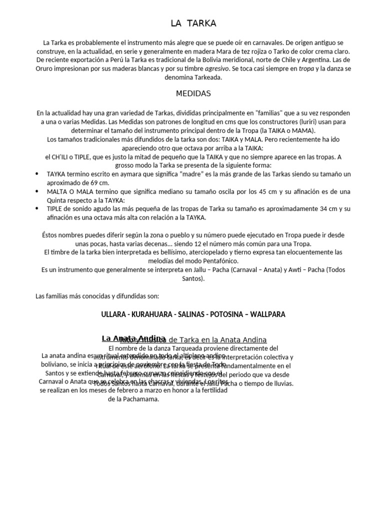 Tarka 2 Sec (Reparado) | PDF