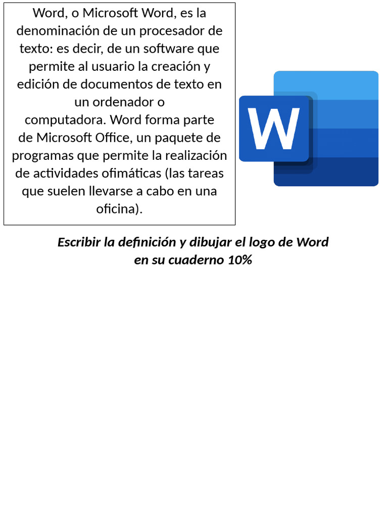 Definición y Logo de Word | PDF | Crecimiento personal y profesional ...