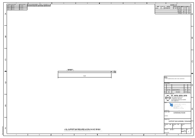 SR-SB1 - Support Bar | PDF