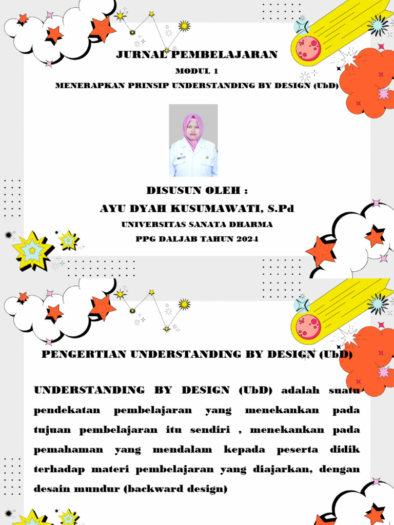 Jurnal Pembelajaran Modul 1 Ubd (Bu Ayu) | PDF