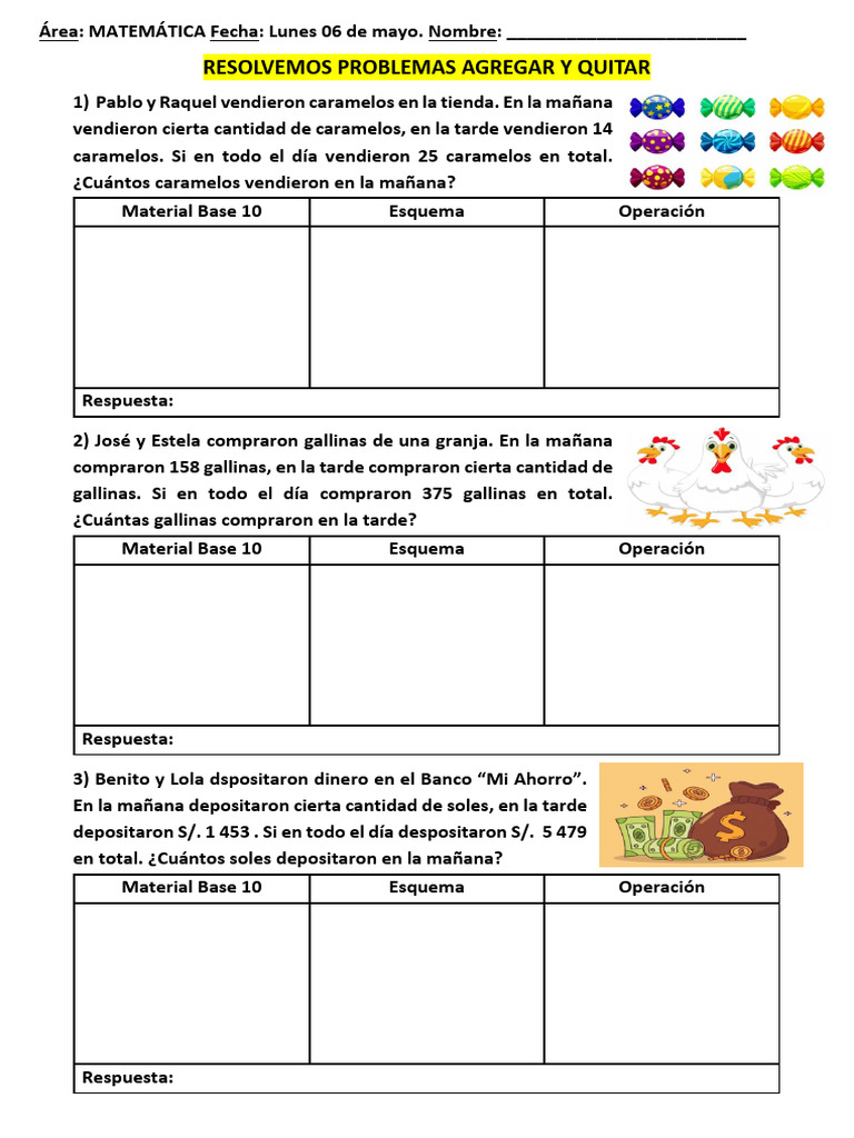 01 Matemática 06 de Mayo | PDF