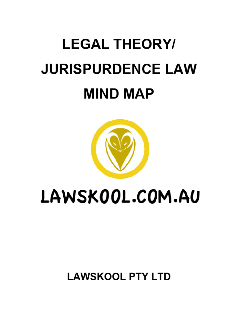 Legal Theory-Jurisprudence Law Mind Map - Sample | PDF