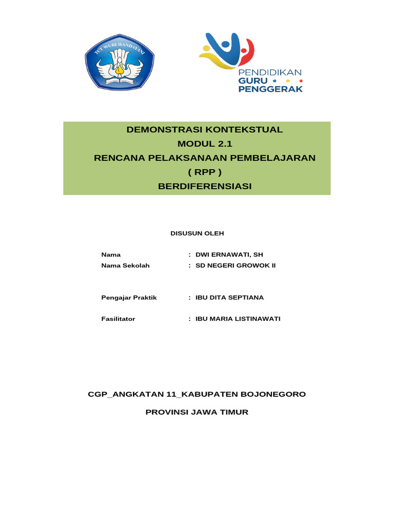 Modul Ajar PKN Berdiferensiasi Fase C Kelas 5 | PDF