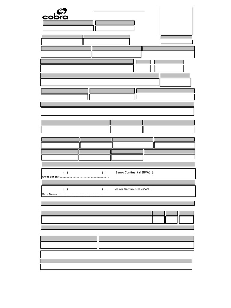 Ficha de Ingreso de Personal. | PDF
