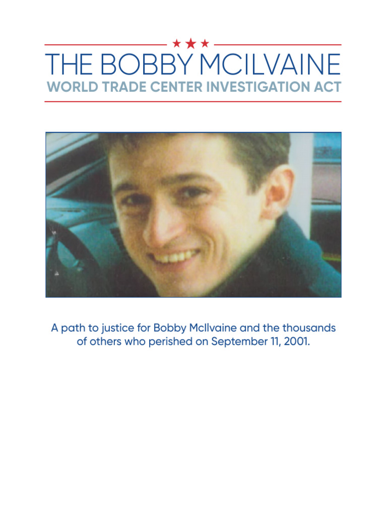 The Bobby McIlvaine World Trade Center Investigation Draft Legislation ...