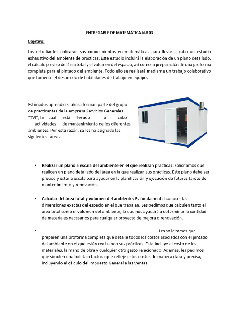 Entregable de Matemática #03 (Terminado) | PDF