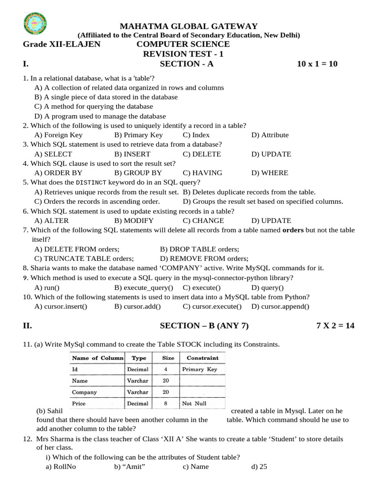 Xii Ela CS CT 2 | PDF
