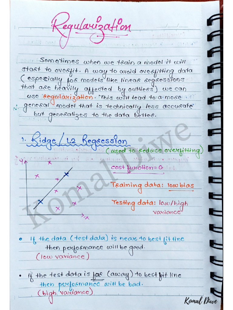Regularization | PDF