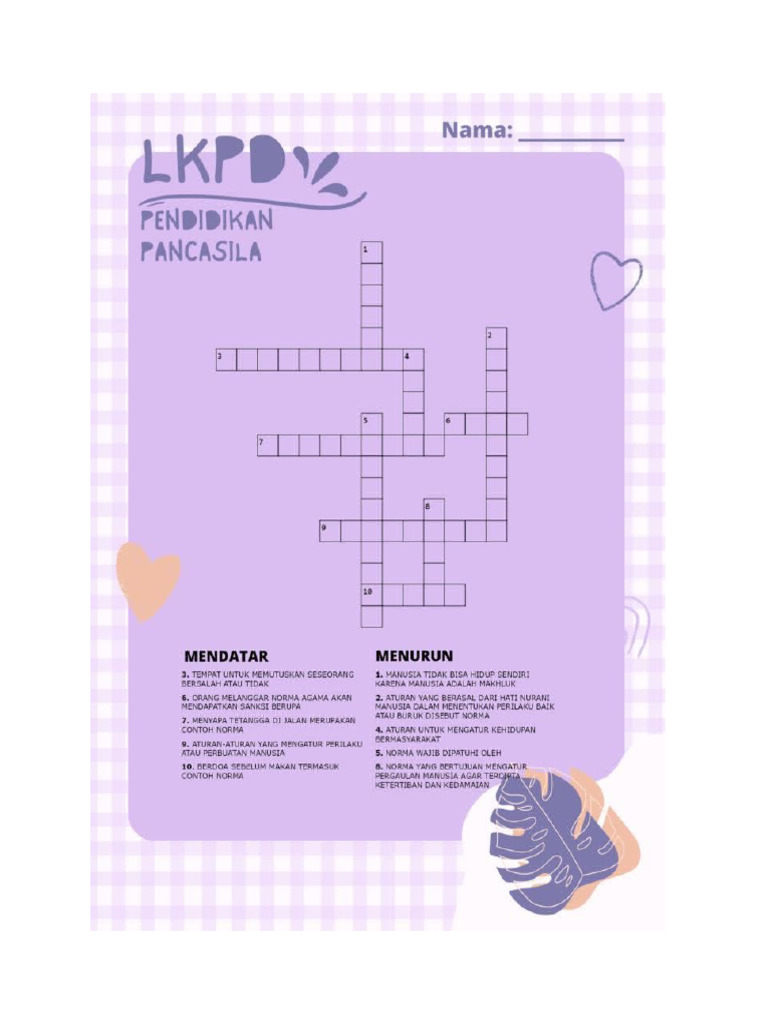 LKPD Pend - Pancasila Bab 2 | PDF